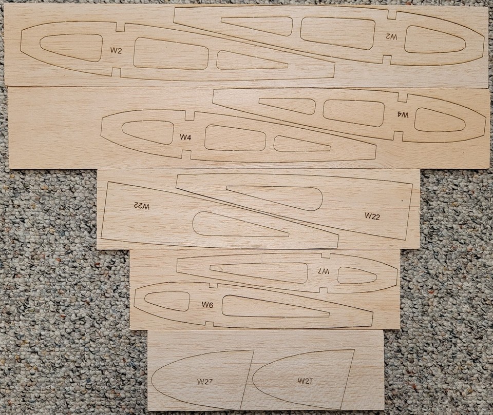 Akro 3D Sport Plane 69" Wingspan RC Airplane Kit Laser Cut Balsa & Ply ...