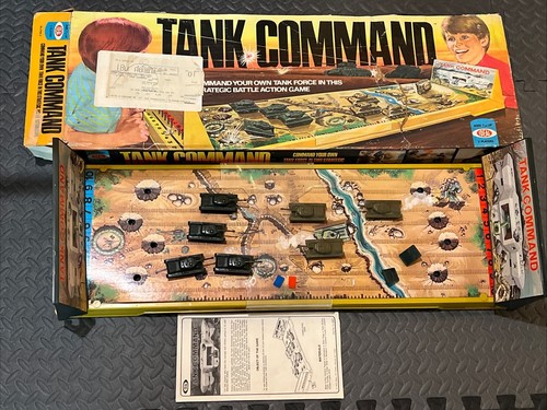 Vintage Tank Command Game Original Box Ideal Military War Game 1975 80% ...