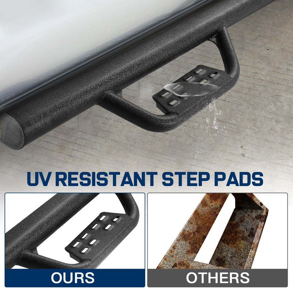 For 99-16 Ford F250 F350 F450 Superduty Crew Cab Running Boards Side ...