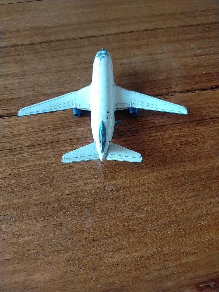 Boeing 737 Dinky Die Cast Model Plane For Restoration Or Parts ...