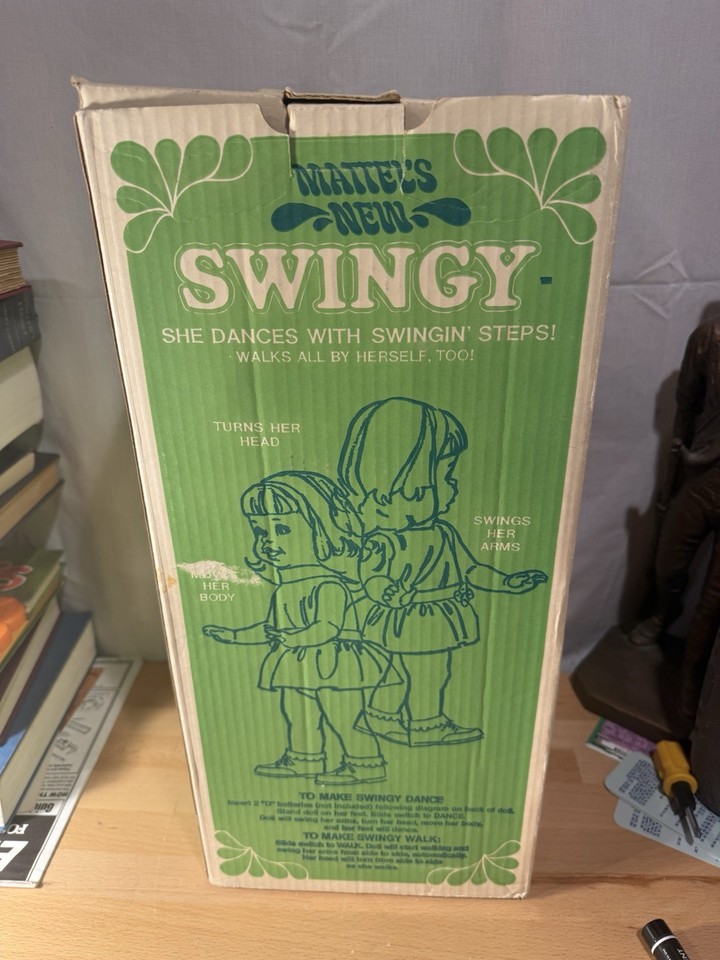 Mattel Swingy Dancing Doll Not Tested In Original Box Pre Owned As Is ...