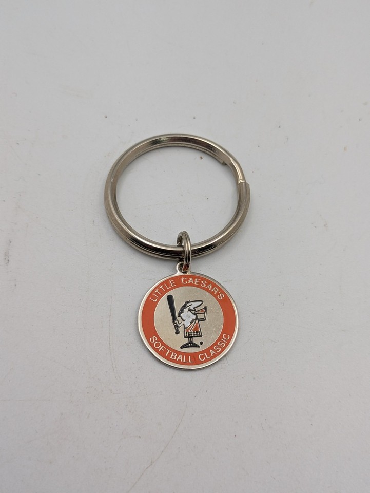 Metal Little Caesars Pizza Softball Classic Key Ring | eBay