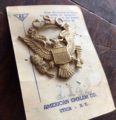 US Army CSC Officer Hat Badge | eBay Australia