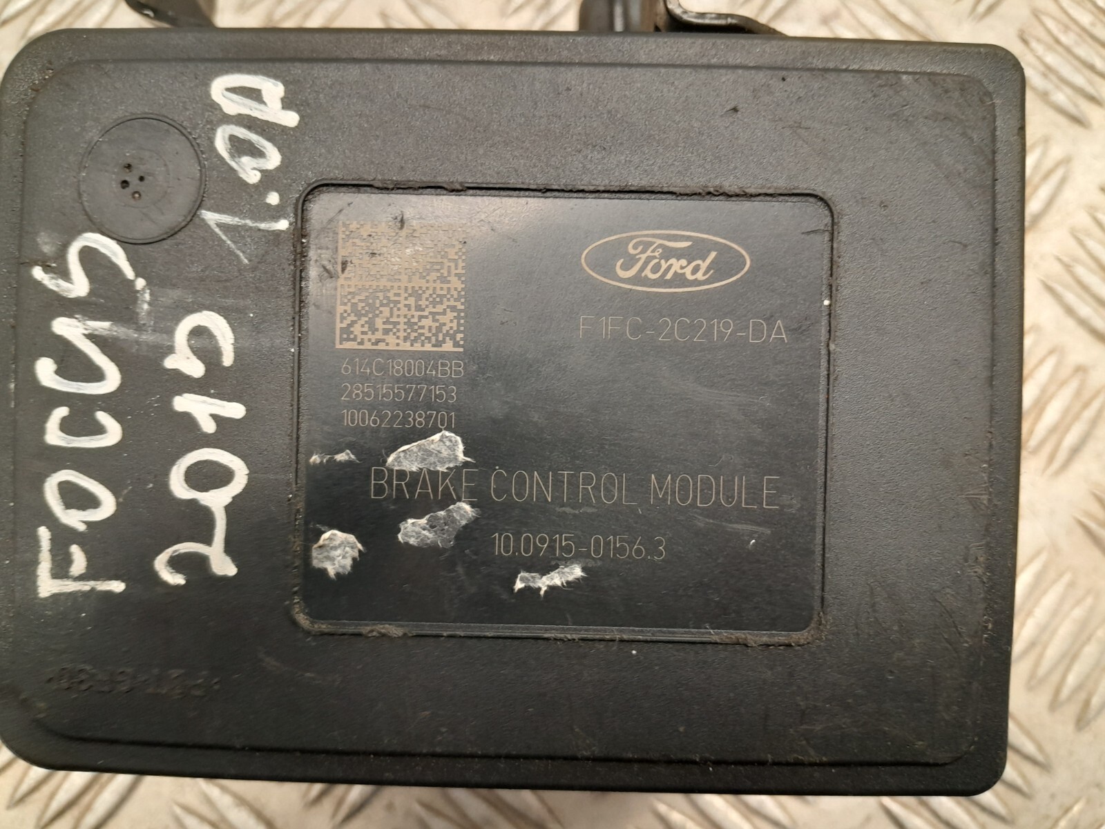 2015 FORD FOCUS 1.0 PETROL ABS PUMP & CONTROL MODULE GENUINE F1FC-2C219 ...