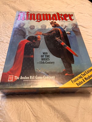 Kingmaker board game, 2nd edition, rules and map, unopened | eBay