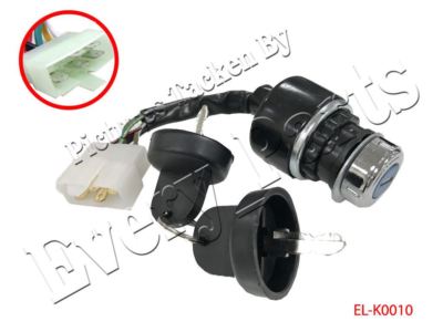 5 Wire Ignition Key Switch Chinese ATV UTV Quad Go Kart Dune Buggy 50cc ...