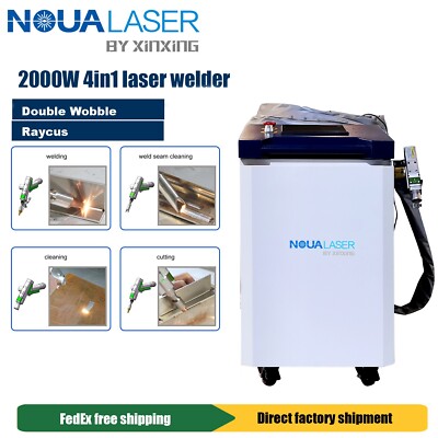 2000W Laser Welding Machine Cleaning Cutting Rust Paint Removing Welder ...