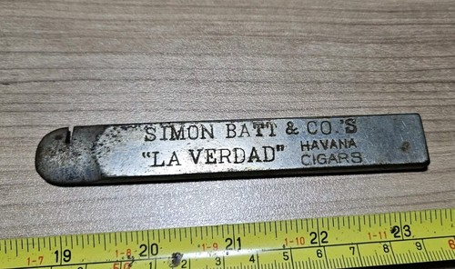 Vintage Simon Batt & Co's LA Verdad Cigars Advertising Metal Cigar Box ...