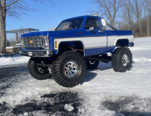 High Trail TRX4M 1:18 + MT Upgrades K10 Two-Tone Body Decal Kit White w ...