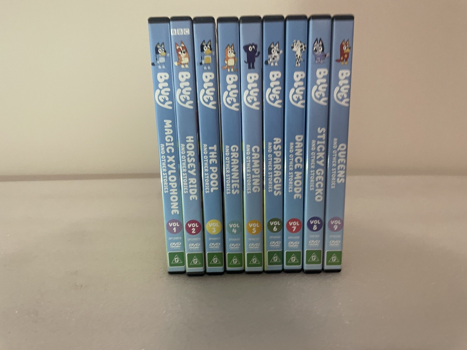 Bluey DVD 1- 9 (DVD, 2019) | eBay