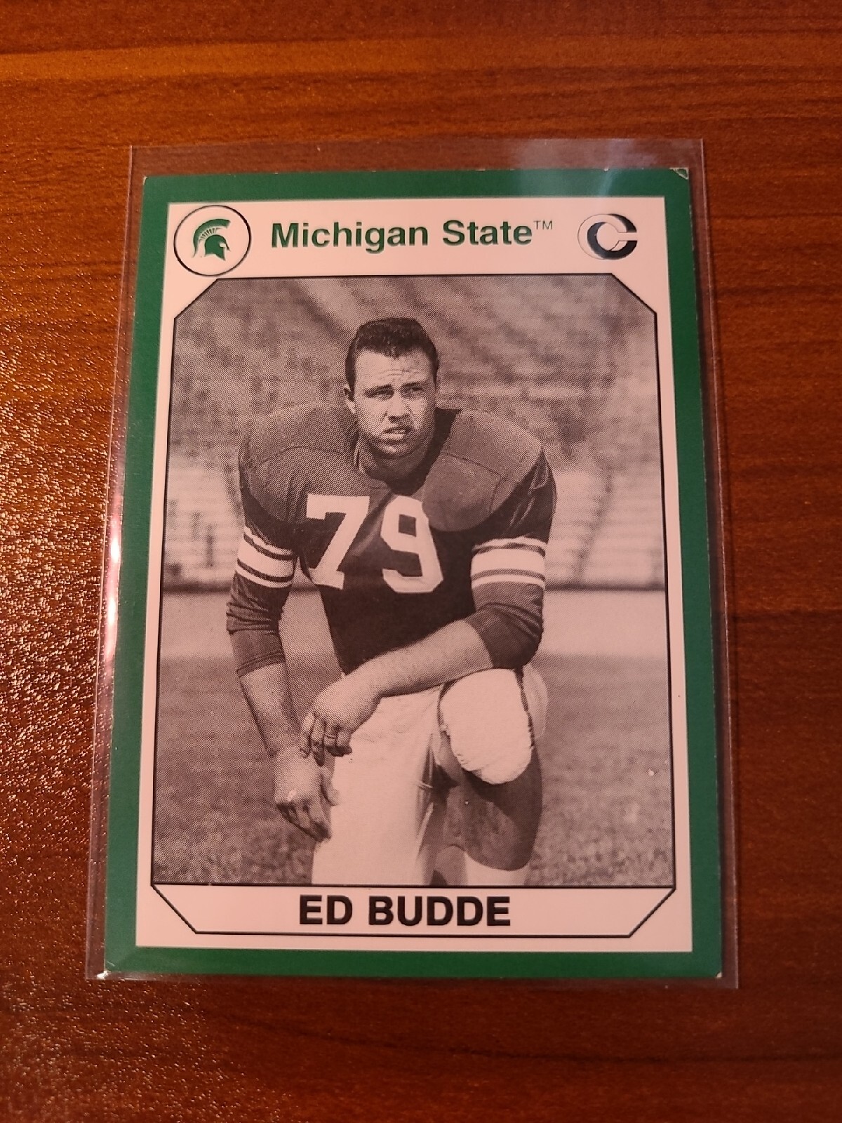 1990 Collegiate Collection #22 Michigan State Spartans Ed Budde *1264 ...