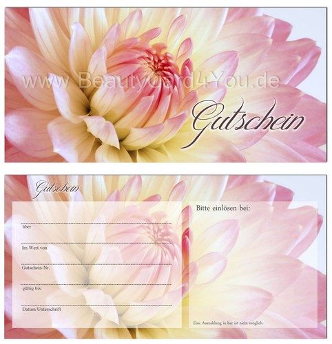 Viel Auswahl Geschenkgutscheine Gutscheinkarten Wellness Beauty Floristik Blumen | eBay