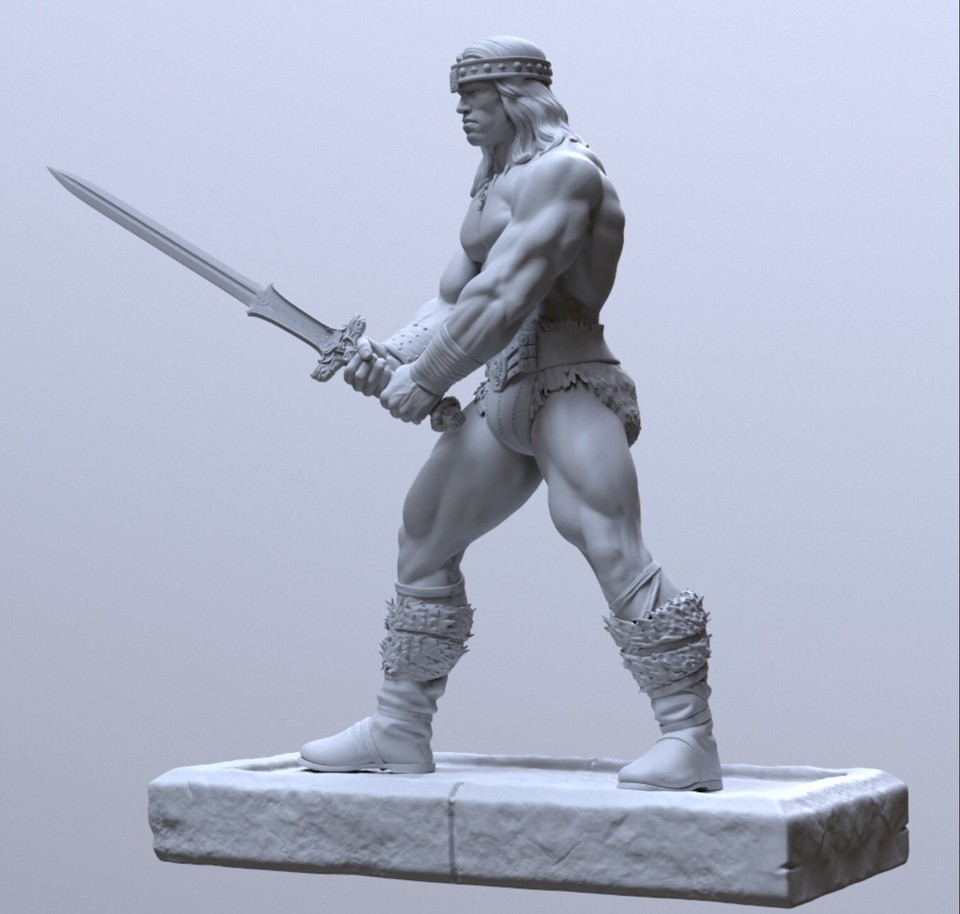 DIGITAL CONAN ARNOLD dc STL file 3d READY TO PRINT AMAZING statue ...