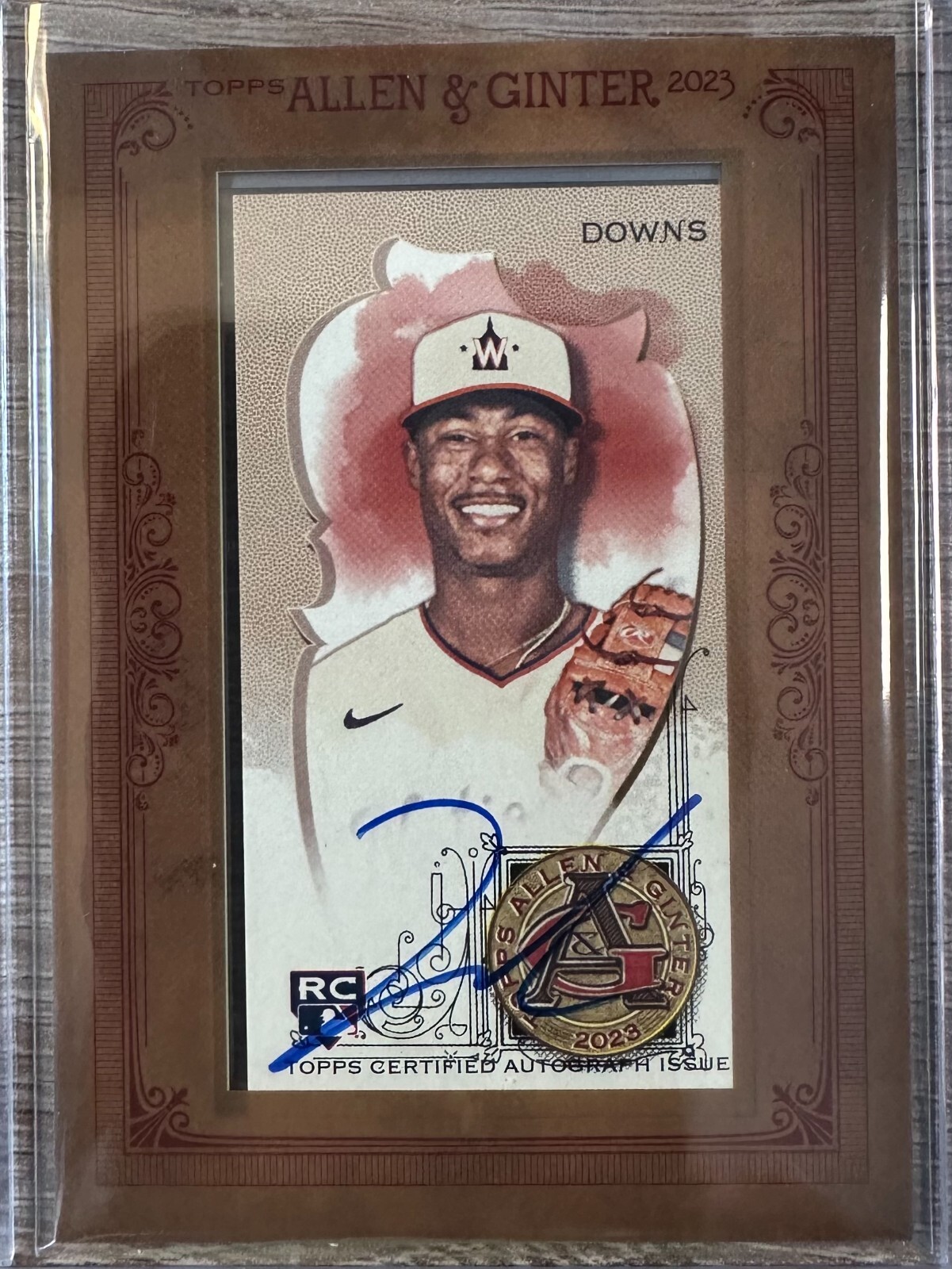 2023 TOPPS ALLEN & GINTER JETER DOWNS SHORT PRINT RC AUTO #MA-JD ...