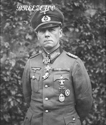 WW II PHOTO/GERMAN GENERAL FIELD MARSHALL J. E. E. ROMMEL/4X6 B&W Photo ...