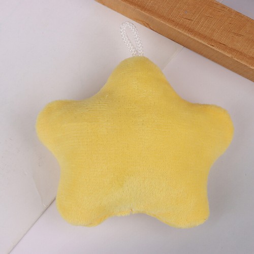 1Pc Stars Plush Toy Doll Squeak Keychain Fluffy Soft Stuffed Toy Bag ...