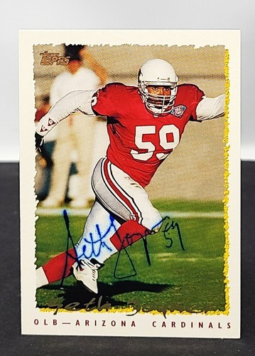 SETH JOYNER Signed Autographed 1995 Topps Football Card #93 Arizona ...