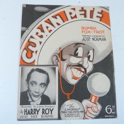 song sheet CUBAN PETE Rumba Fox Trot, Harry Roy, Jose Norman 1936 | eBay