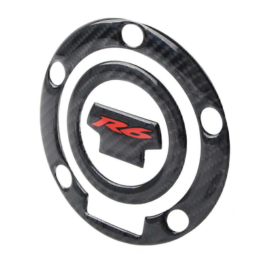 Carbon Fiber For YZF-R6 R6 R6S YZF600 Gas Tank 3D Decal Fuel Cover ...