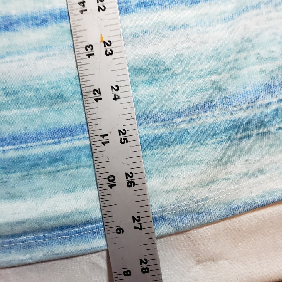 Erika Women's Meghan Wide Boat Neck Short Sleeve Top Aquaria Burlap ...