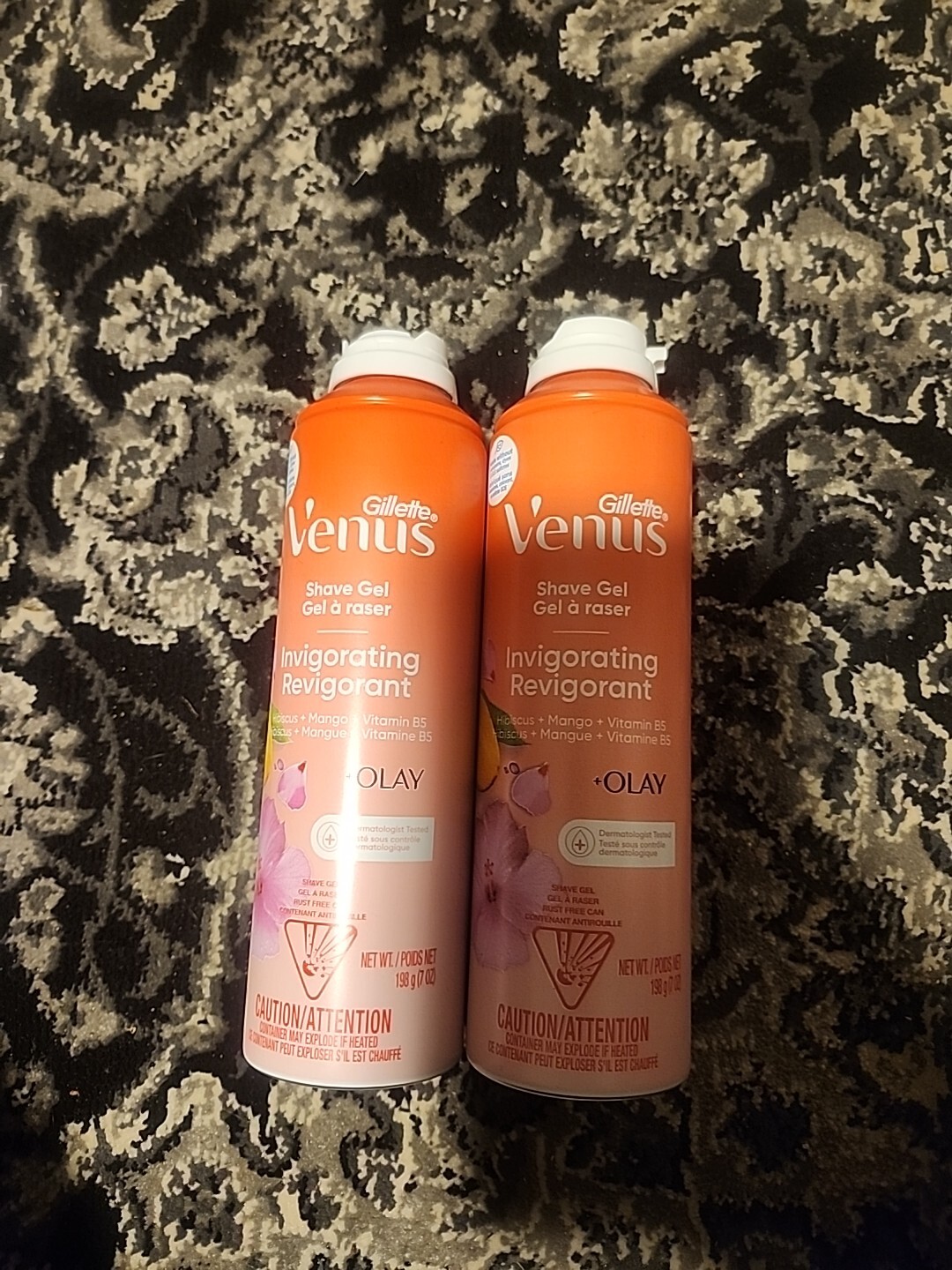 2-Gillette Venus Invigorating Mango & Hibiscus Scented Shave Gel, Women ...