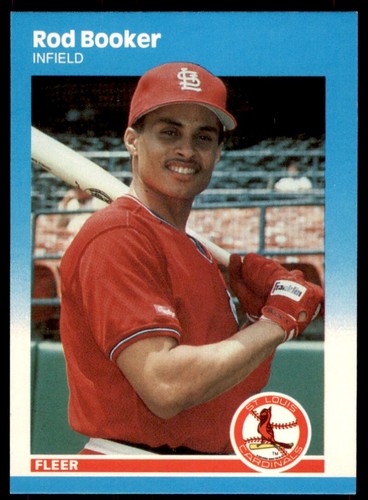 1987 Fleer Update #U-7 Rod Booker St. Louis Cardinals | eBay