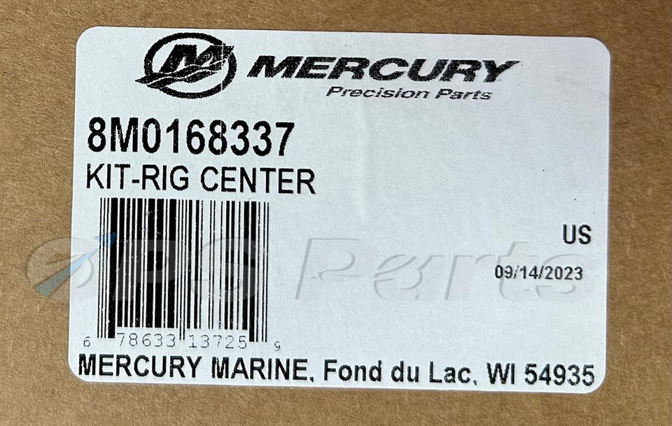 Mercury V10 Verado Rig Center Kit - Part# 8M0168337 - New/OEM | eBay