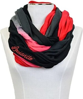 NCAA Louisville Cardinals Ombre Infinity Scarf | eBay
