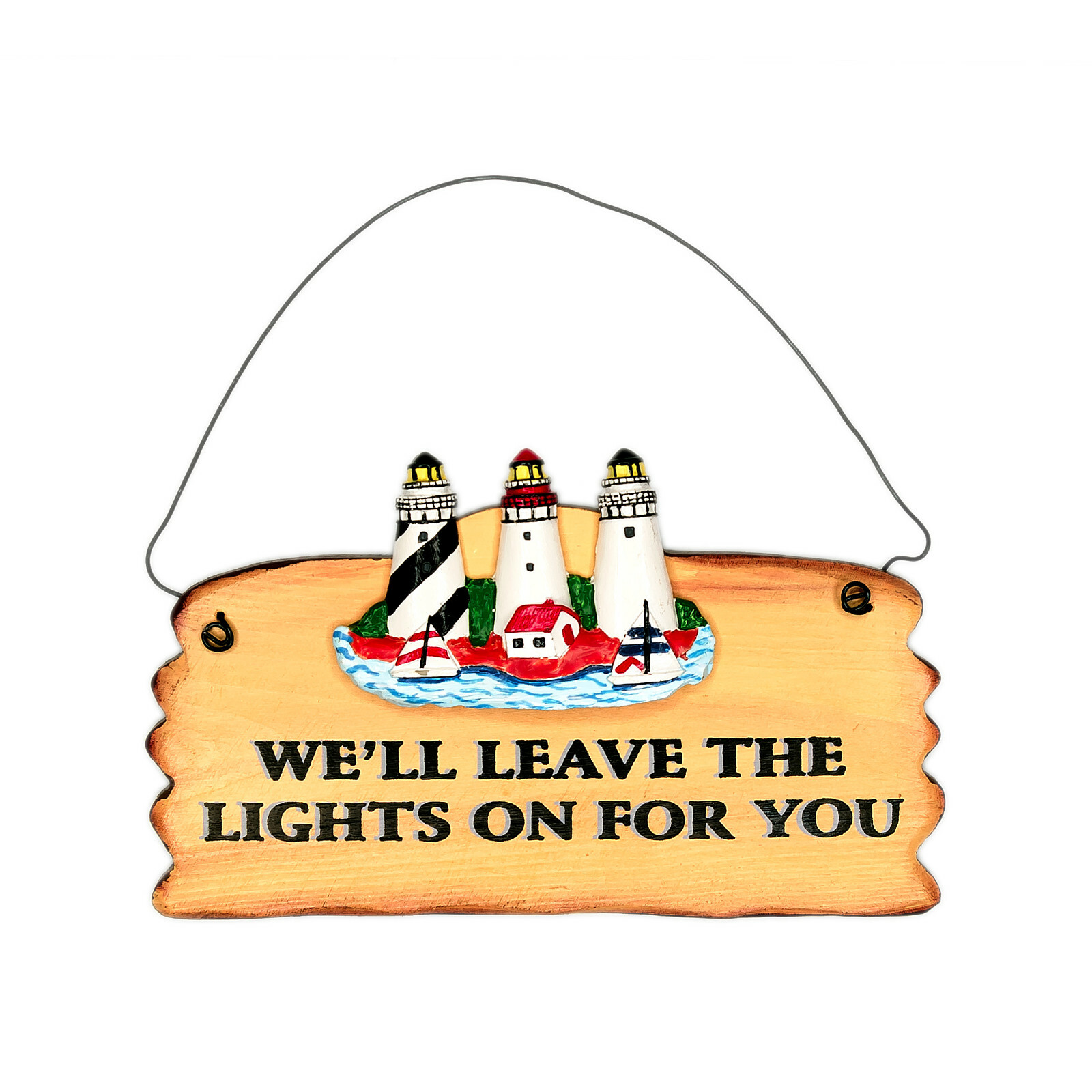 "We'll Leave the lights on for You" lighthouse wood sign 8" x 5" | eBay