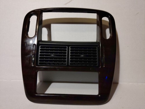 2002-2005 OEM FORD EXPLORER CENTER DASH RADIO WOOD GRAIN TRIM BEZEL W ...