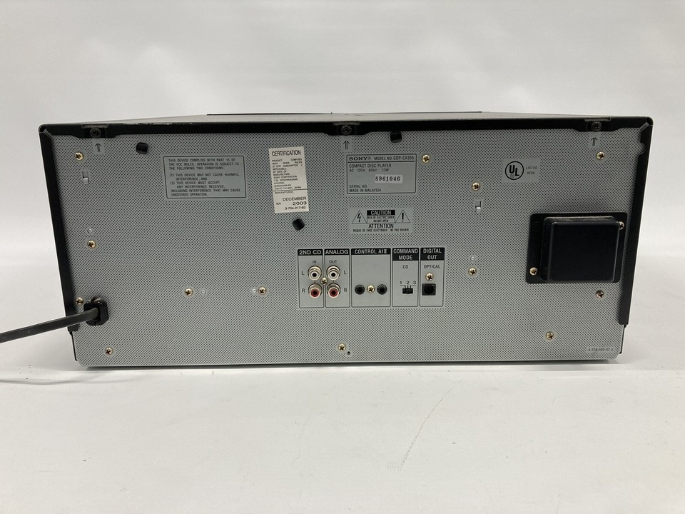 Sony 300 CD Changer Player CDP-CX355 Compact Disc Mega Storage. No ...
