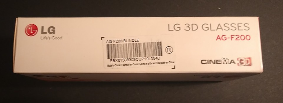 LG 3D Glasses Cinema 3D AG-F200 LG Real 3D | eBay