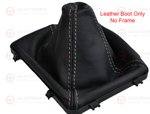 Manual Gear Shift Boot Leather Silver Stitch Holden Commodore VY VZ V6 ...