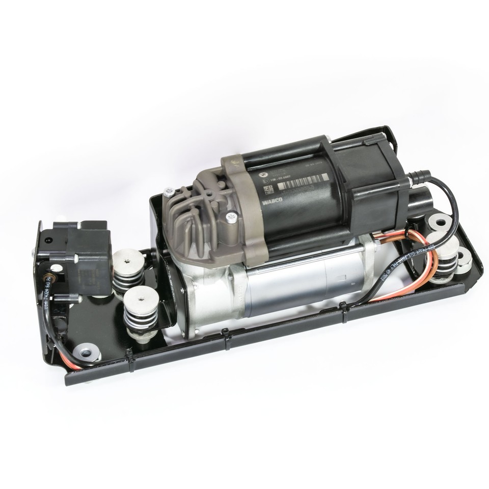 Air Suspension Compressor w/ Bracket 37206789450 For BMW 740i 750i ...