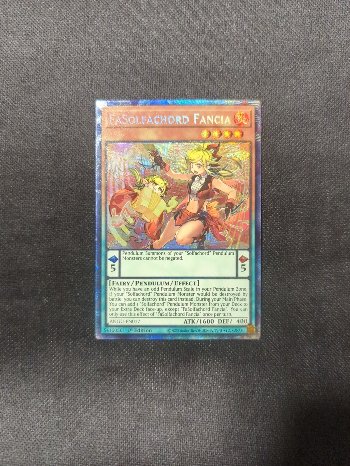 * FaSolfachord Fancia - ANGU-EN017 - Collector's Rare - 1st Ed - LP | eBay