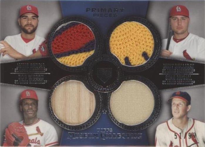 2013 Topps Museum Collection - Primary Pieces Four Player Quad Relics ...