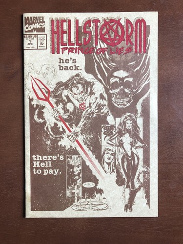 Hellstorm: Prince of Lies #1 (1993) 9.4 NM Marvel Key Issue Comic Book ...
