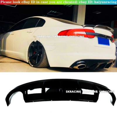 Glossy Black Rear Lower Bumper Diffuser Bodykits Fit 2009-2015 Jaguar ...