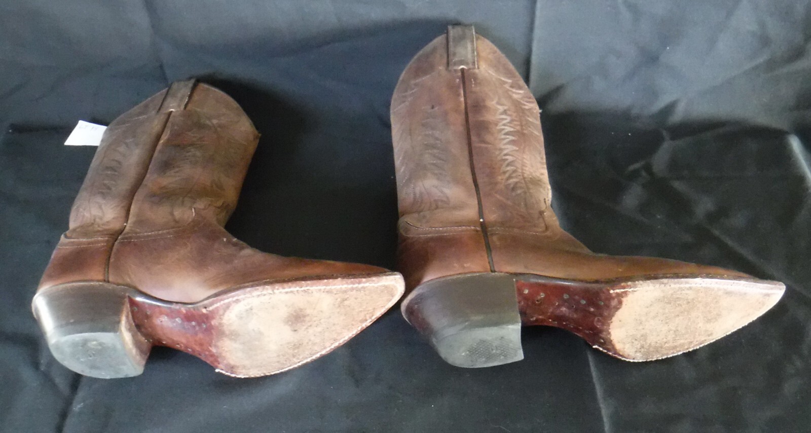 Vintage Olathe Boot Co brown cowboy boots men's 8D | eBay