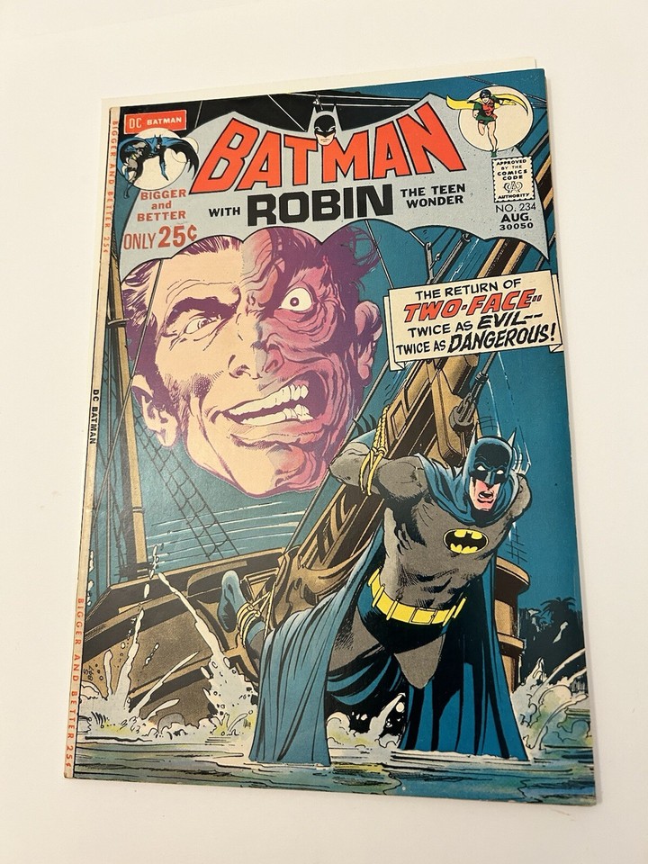 Batman #234 1st Silver Age Two-Face! NICE GRADE KEY!! | eBay
