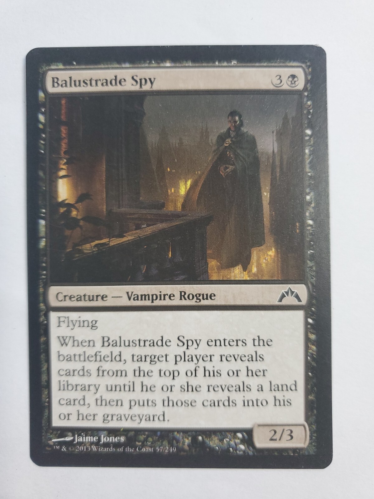 MTG Magic The Gathering Card Balustrade Spy Creature Vampire Rogue ...