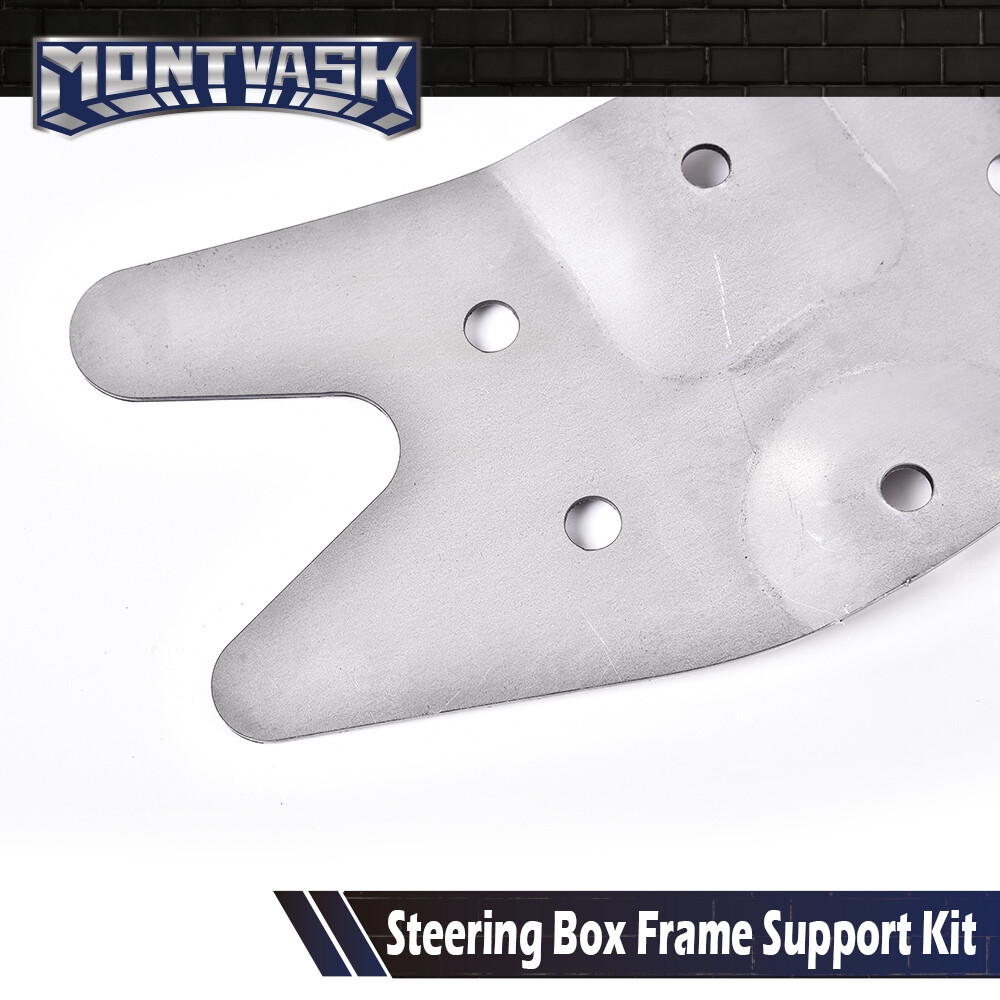 Steering Box Frame Support Bracket Kit Fit For 1973-1987 Chevy GMC C/K ...