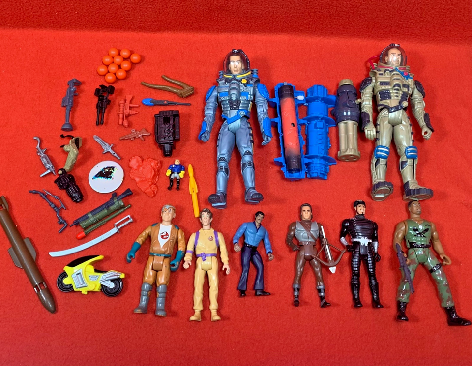 Vintage 90s Action Figure Lot Ghostbusters Star Wars Robin Hood ...