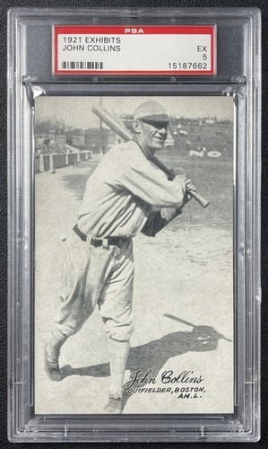 1921 EXHIBITS BASEBALL JOHN COLLINS PSA EX 5 7662 | eBay
