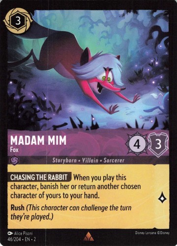 Madam Mim - Fox Rare Rise of the Floodborn Sword in the Stone 46/204 LP ...