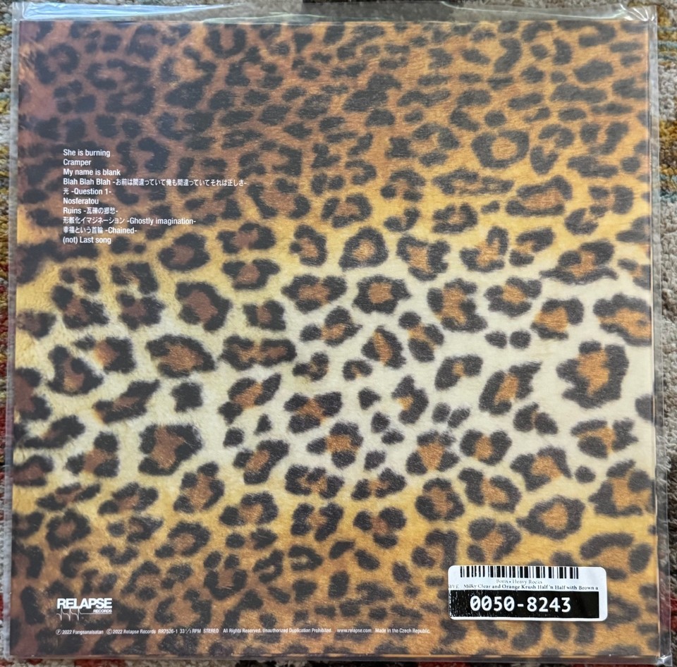 Boris - Heavy Rocks Half Clear/Half Orange w/ dark splatter Ltd. Ed. of ...