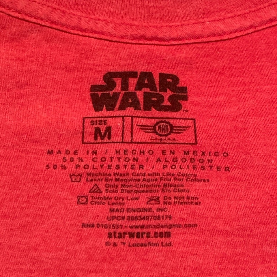 Star Wars Men's Medium The Force Awakens T-Shirt with Rebel Alliance ...