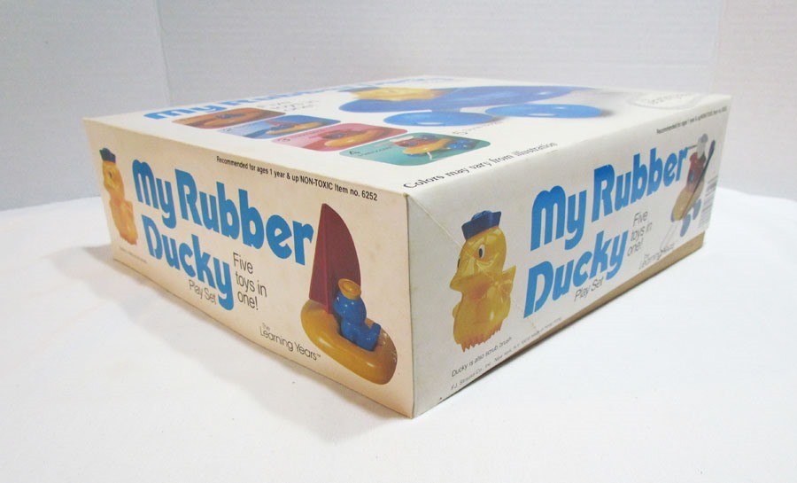 MY RUBBER DUCKY PLAY SET by THE LEARNING YEARS VINTAGE c. 1970's MIB ...