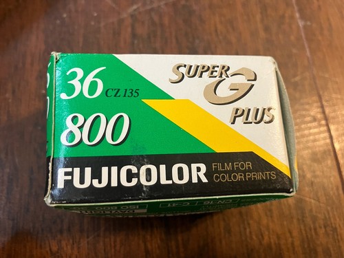 VTG NEW FUJIFILM 800 SUPER G Plus Professional Color Film 36 Exposures ...