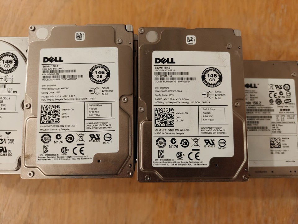 Job lot 50x 2.5" SAS HDD Hard Disk Drives Various Brands and Capacity ...